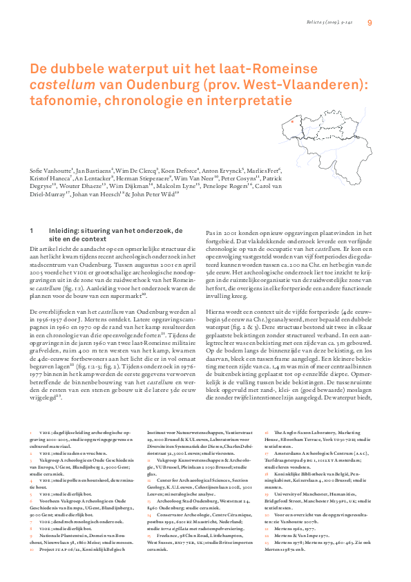 (PDF) De dubbele waterput uit het laat-Romeinse castellum van Oudenburg ...