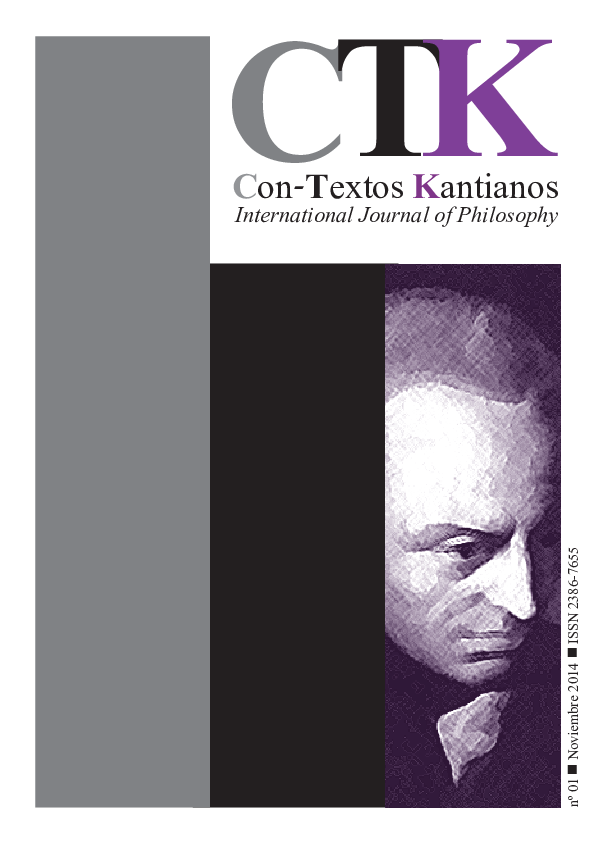 (PDF) Con-Textos Kantianos. International Journal of Philosophy CTK 0 ...