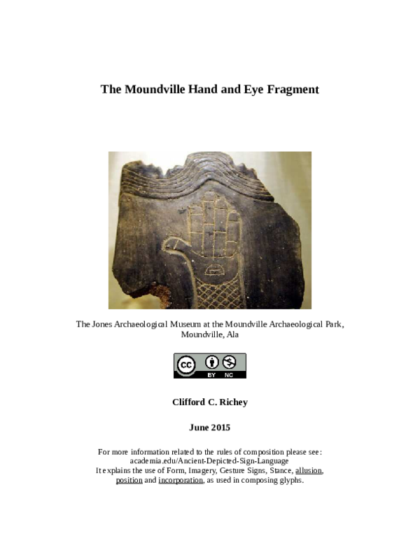 The Moundville Hand and Eye Fragment