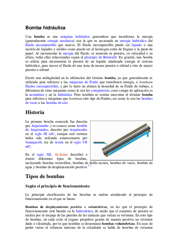 (PDF) Bomba hidráulica