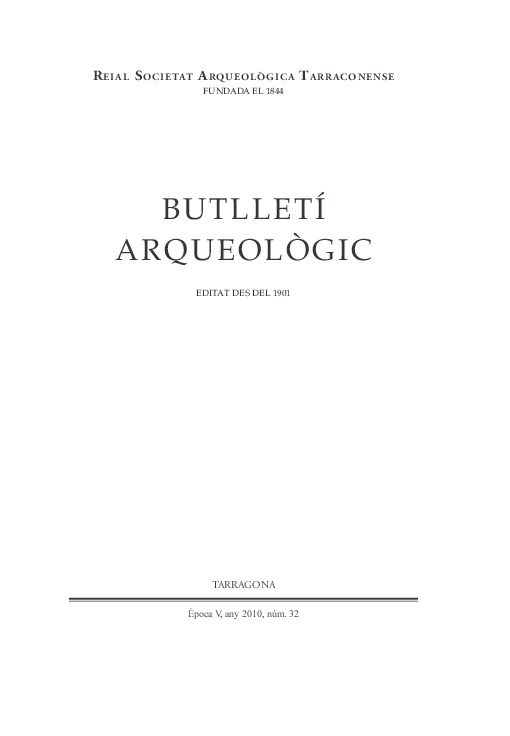 LA CONSTRUCCIÓN DEL RECINTO IMPERIAL DE TARRACO (PROVINCIA HISPANIA ...