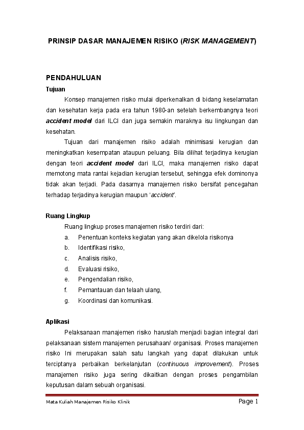 Doc Manajemen Risiko