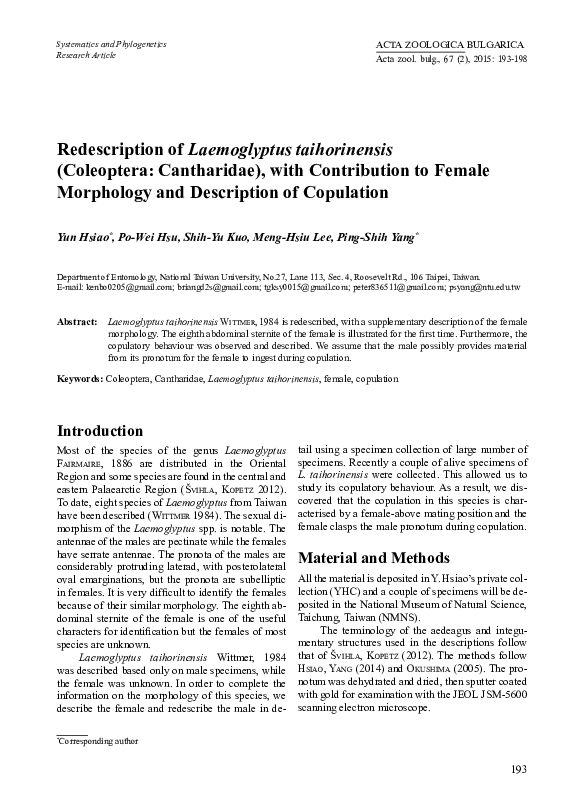 (PDF) Yun Hsiao, Po-Wei Hsu, Shih-Yu Kuo, Meng-Hsiu Lee, Ping-Shih Yang ...