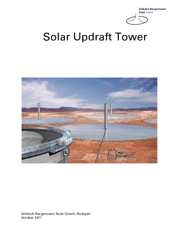 (PDF) Solar Updraft Tower Project
