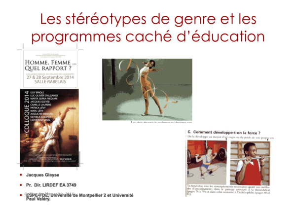(PDF) Les stéréotypes de genre et les programmes caché d’éducation