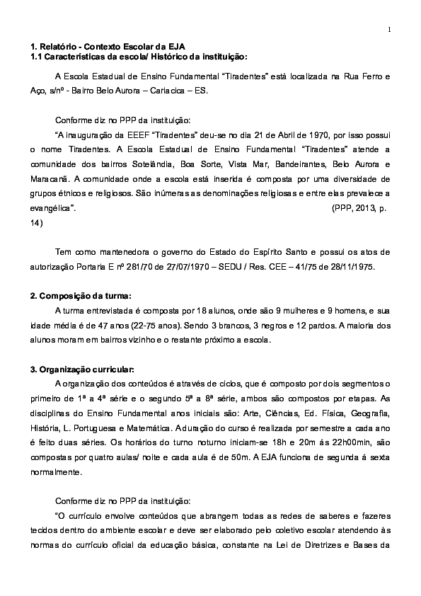 (DOC) Relatorio EJA 23062015