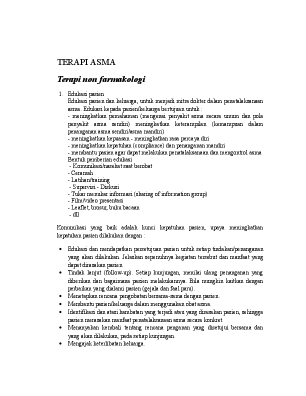(DOC) Terapi Asma
