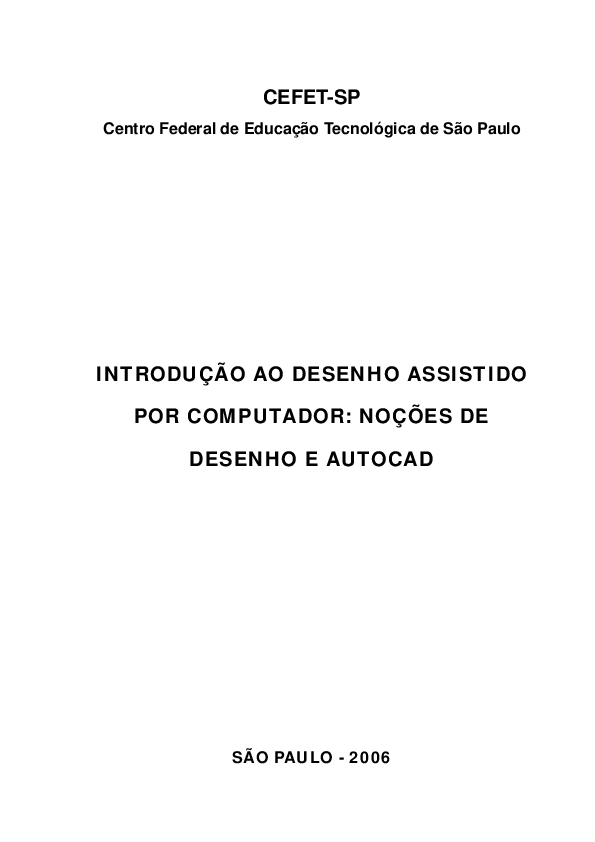 CEFET-SP Centro Federal de Educação Tecnológica de São Paulo