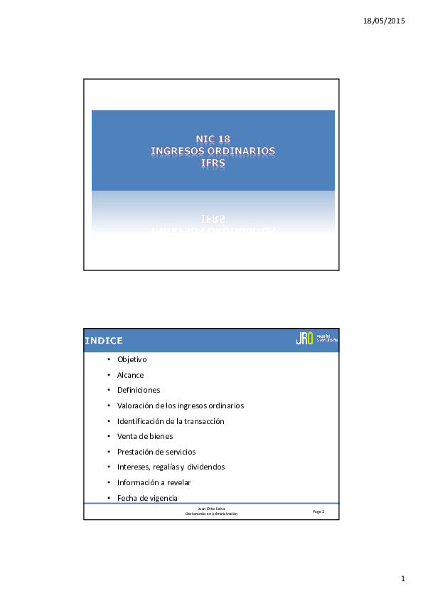 (PDF) Nic 18 Ingresos Ordinario