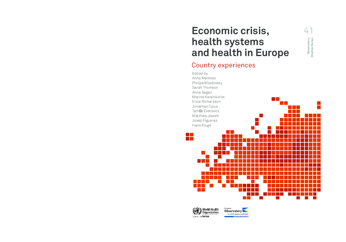 (PDF) The impact of the crisis on the health system and health in Greece