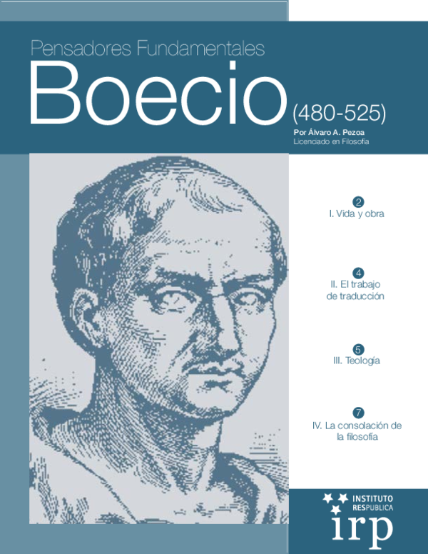 (PDF) Pensadores Fundamentales 004 - Boecio