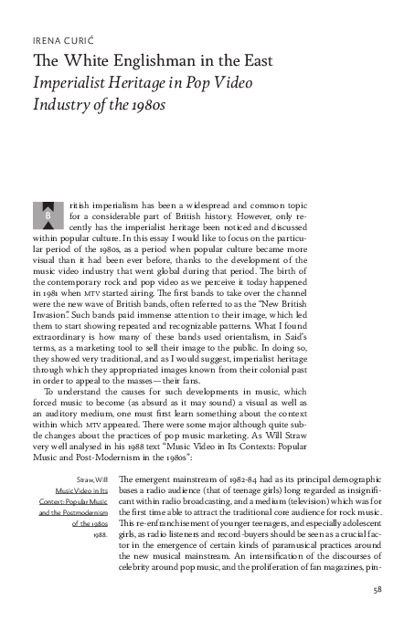 (PDF) The White Englishman in the East - Imperialist Heritage in Pop ...