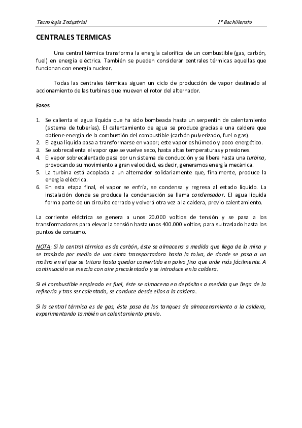 (PDF) CENTRALES TERMICAS