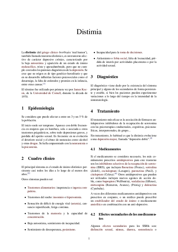 (PDF) Distimia