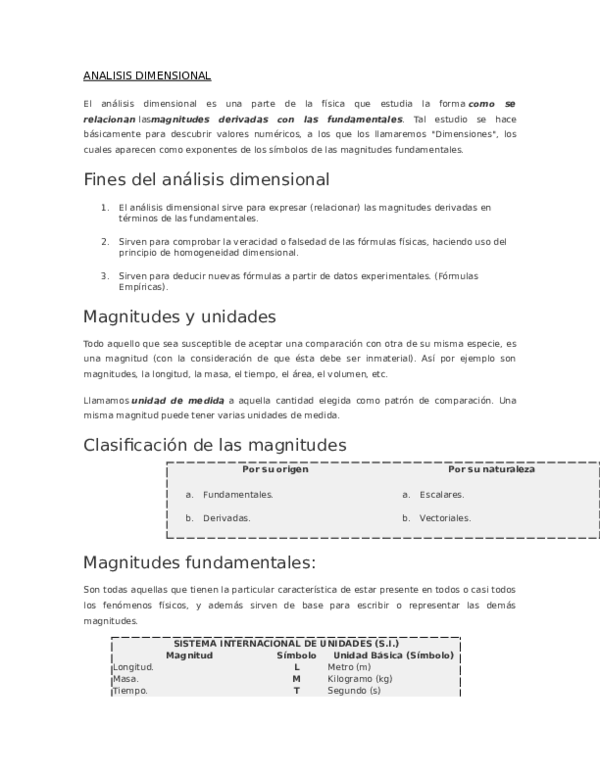(DOC) ANALISIS DIMENSIONAL