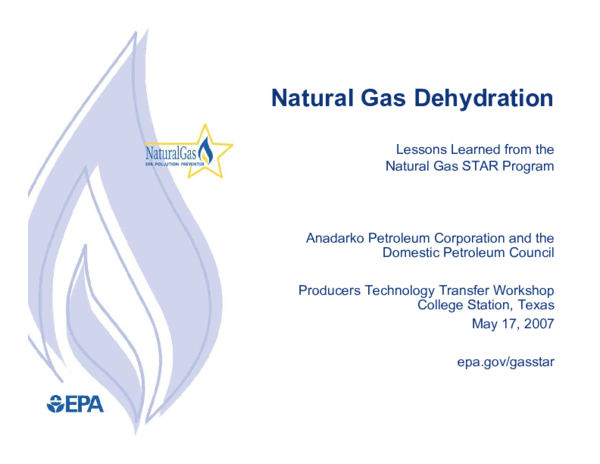 (PDF) Natural Gas Dehydration