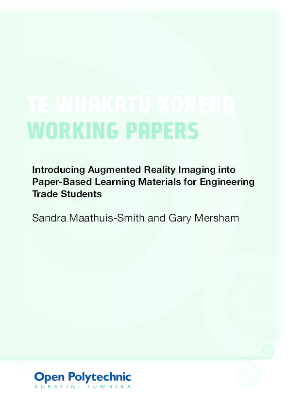 Pdf Introducing Augmented Reality Images Into Print Based Teaching