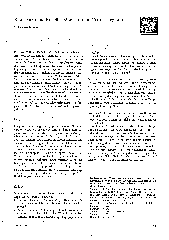(PDF) Life beyond the ditches: Housing and planning of the military ...