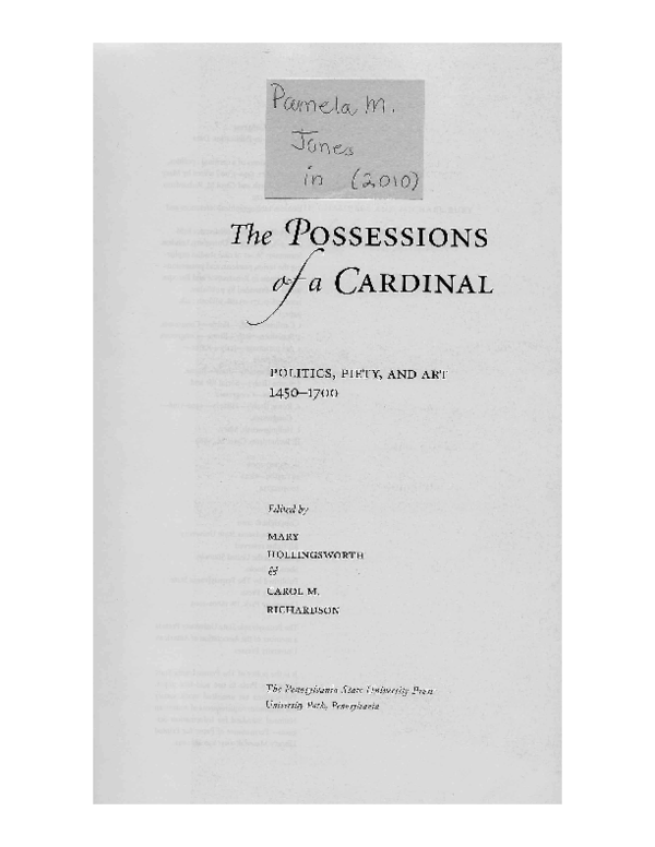 "The Court of Humility: Carlo Borromeo and the Ritual of Reform," 2010.