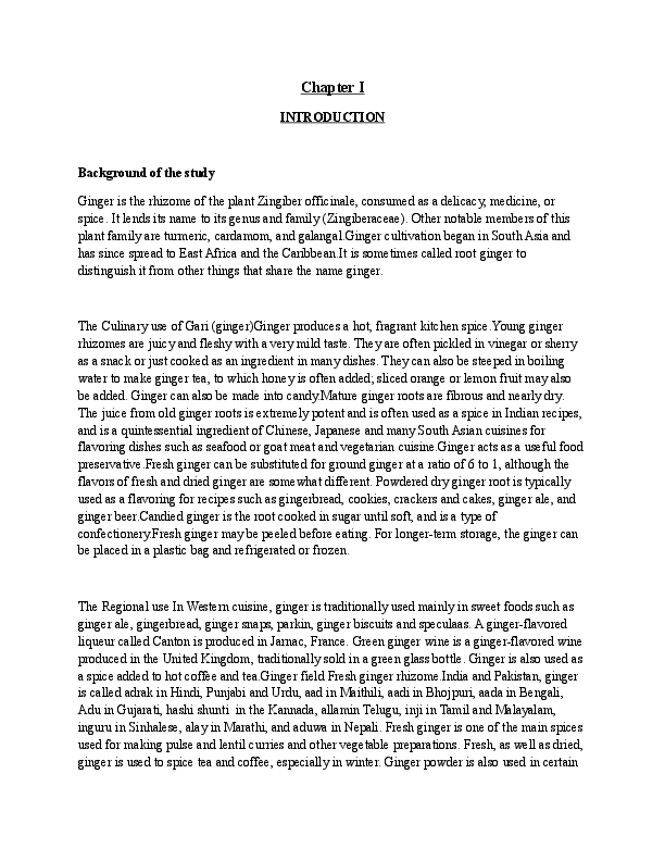 (DOC) Chapter I INTRODUCTION Background of the study