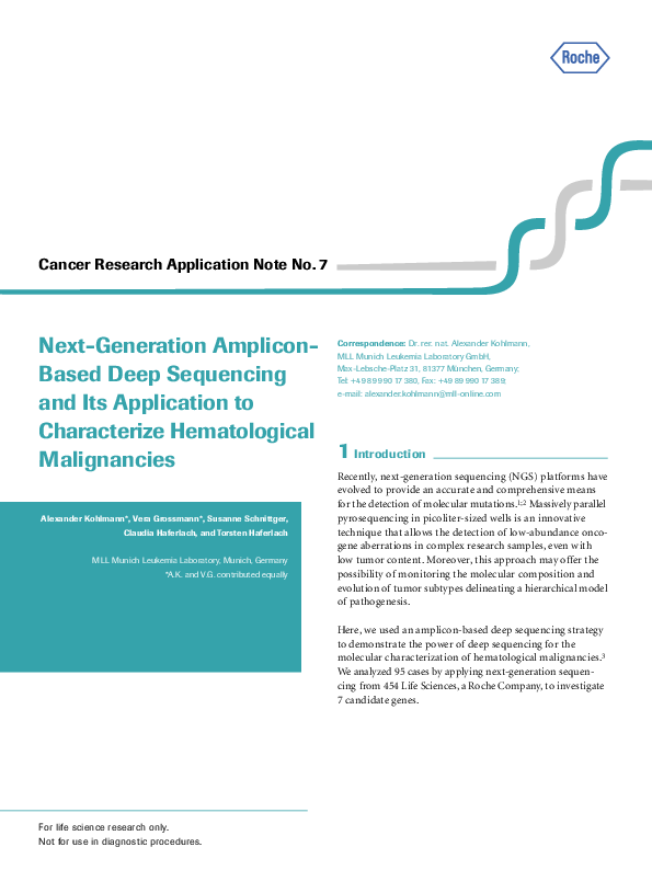 (PDF) Next-Generation Amplicon- Based Deep Sequencing and Its ...