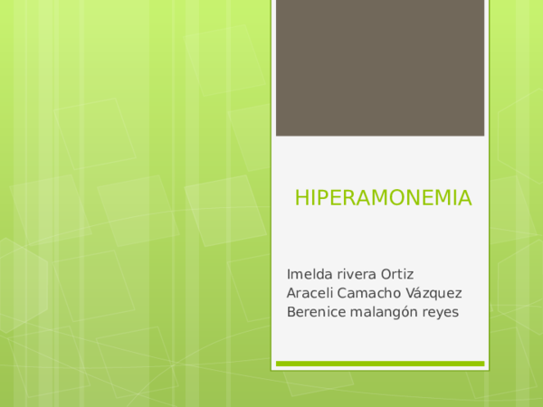 (PPT) HIPERAMONEMIA
