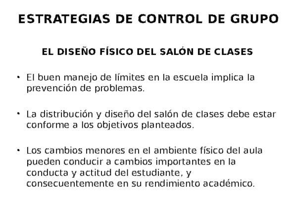 (PPT) ESTRATEGIAS DE CONTROL DE GRUPO