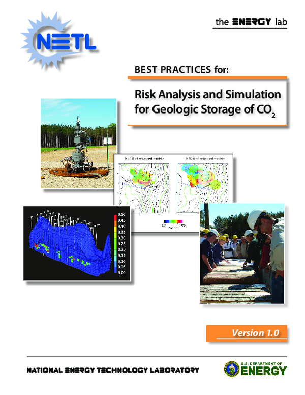 (PDF) Best Practices for Risk Analysis and Simulation for Geologic ...