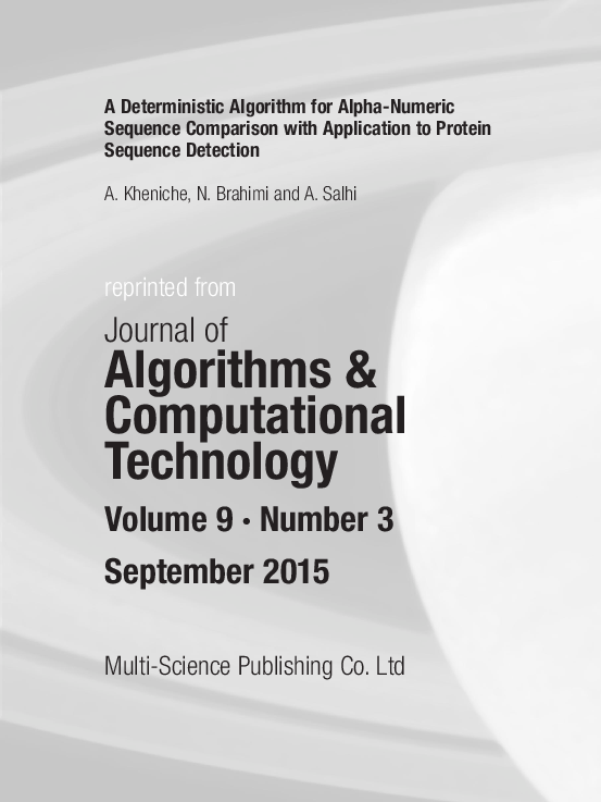 (PDF) A deterministic algorithm for alpha-numeric sequence comparison withh application to ...