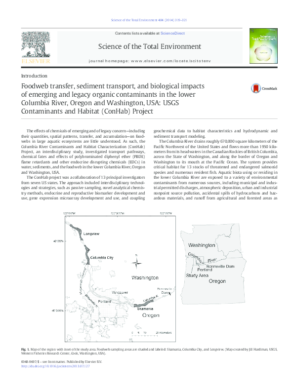 (PDF) Emerging and Legacy Contaminants in The Foodweb in The Lower ...
