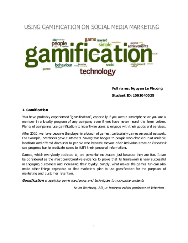 (PDF) USING GAMIFICATION ON SOCIAL MEDIA MARKETING