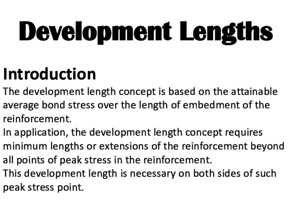 (PDF) Developing Length Design