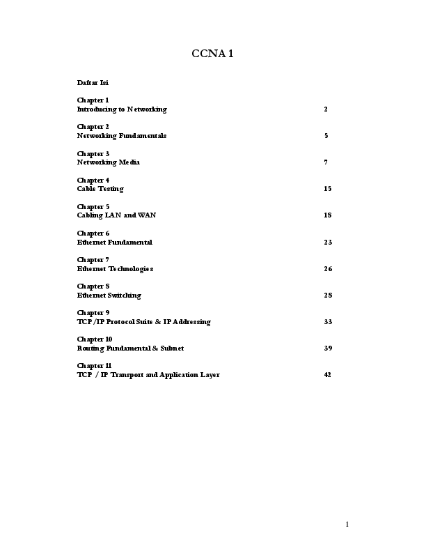 (PDF) Modul CCNA
