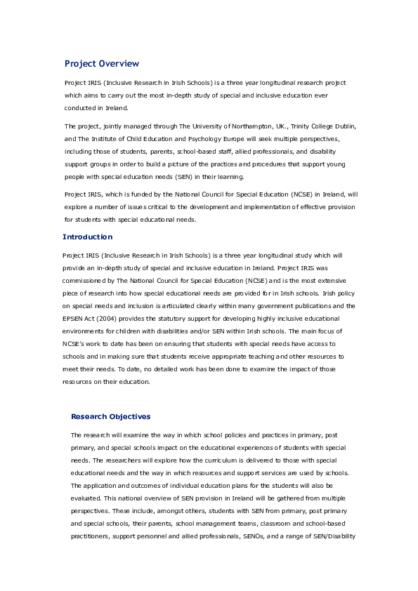 (DOC) Project Overview
