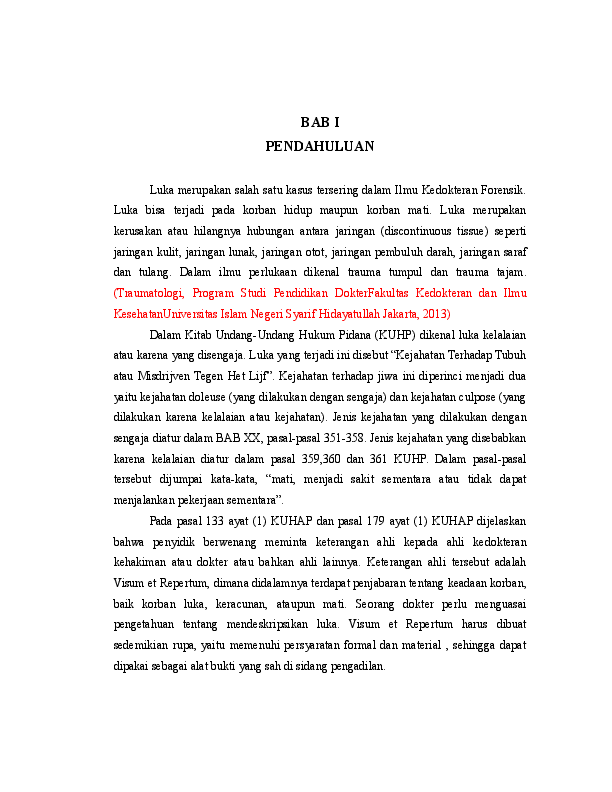 (DOC) trauma tumpul dan tajam