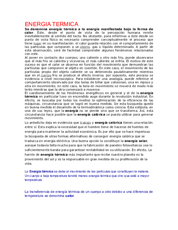 (DOC) ENERGIA TERMICA