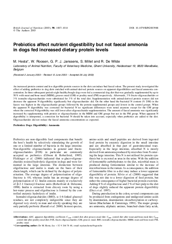 (PDF) Management of struvite uroliths in dogs