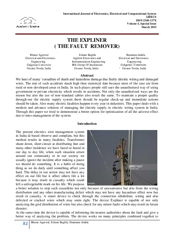 (PDF) THE EXPLINER ( THE FAULT REMOVER)