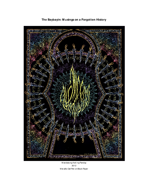 (PDF) The Baybayin: Musings on a Forgotten History