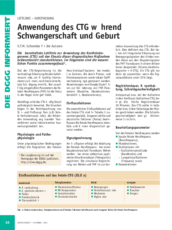 (PDF) DIE DGGG INFORMIERT LEITLINIE – KURZFASSUNG