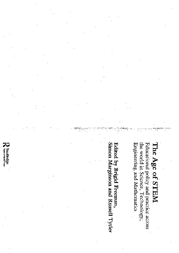 (PDF) Widening and deepening the STEM effect (Freeman, Marginson & Tytler).