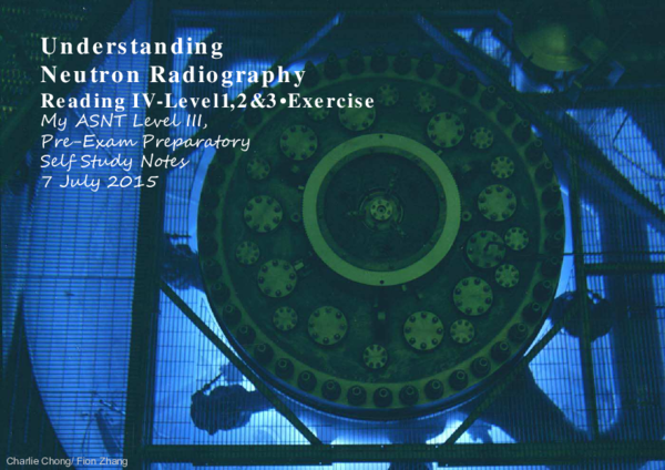 (PDF) Understanding Neutron Radiography Reading IV-Part1