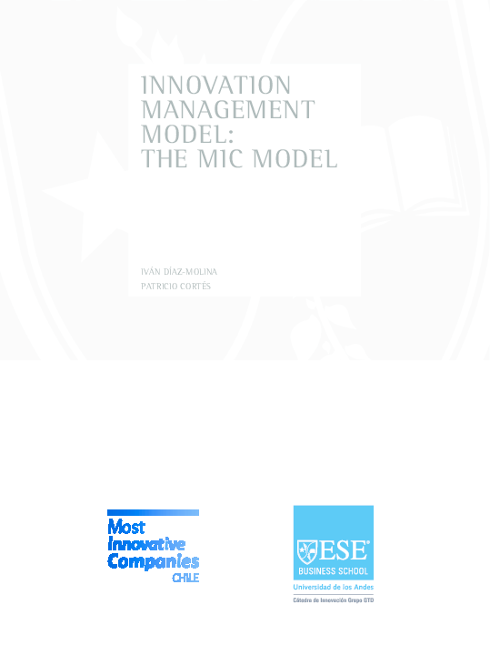 (PDF) Innovation Management Model: The MIC Model