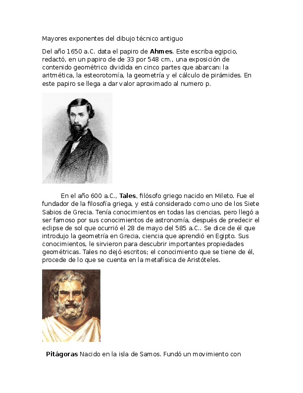 (DOC) Mayores exponentes del dibujo tecnico