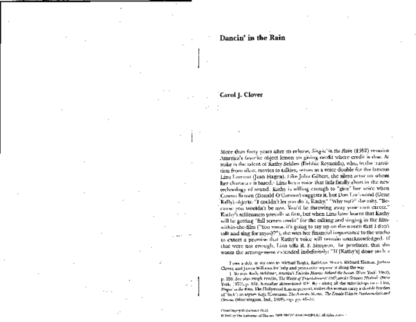 (PDF) Dancin' in the Rain