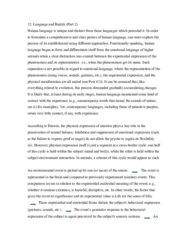 (DOC) Language and Reality (Part 2)