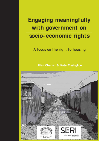 (PDF) Engaging Meaningfully with Government in the Realisation of Socio ...