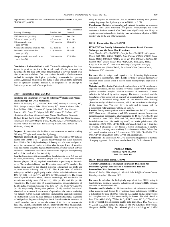 Accurate Calculation of Biological Equivalent Dose from Six Dosimetric ...