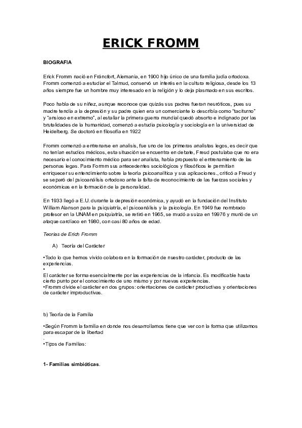 (DOC) ERICK FROMM