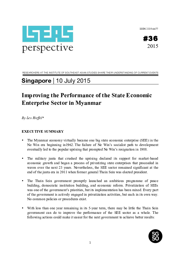 (PDF) Improving the Performance of the State Economic Enterprise Sector ...